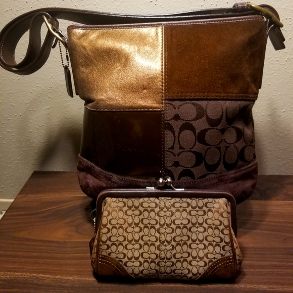 Coach | Bags | Vintage Rare Coach Handbag And Coin Purse | Poshmark